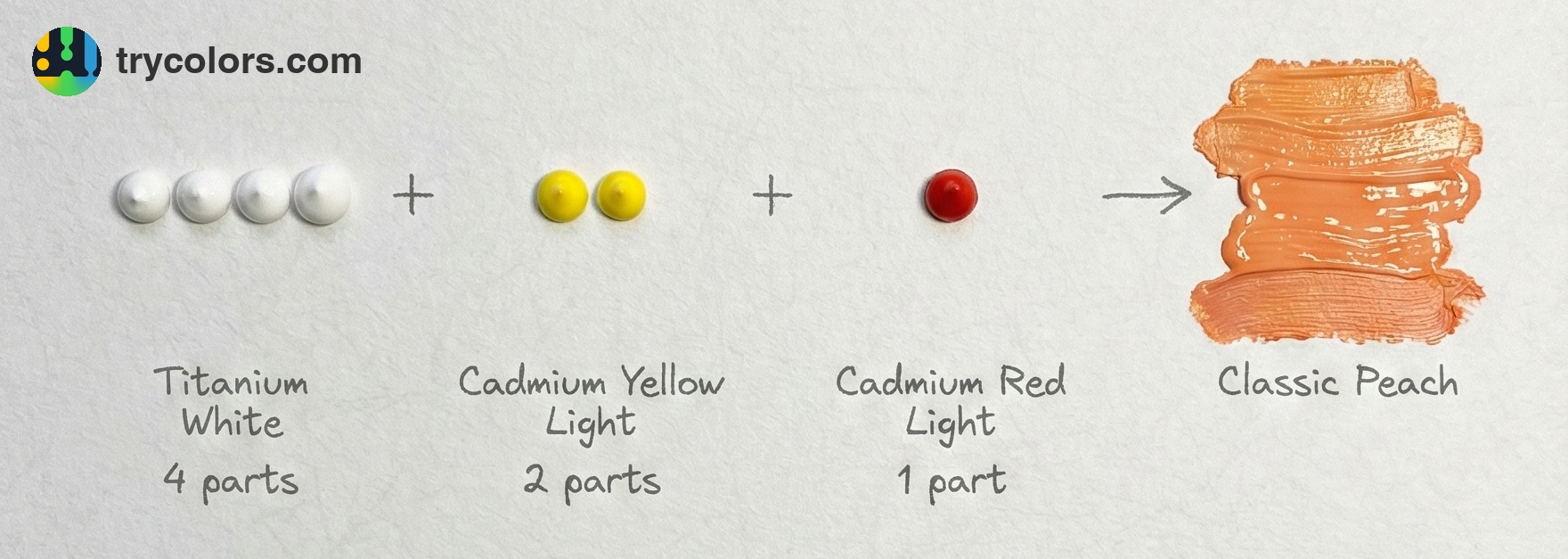 What Colours Make Light Peach